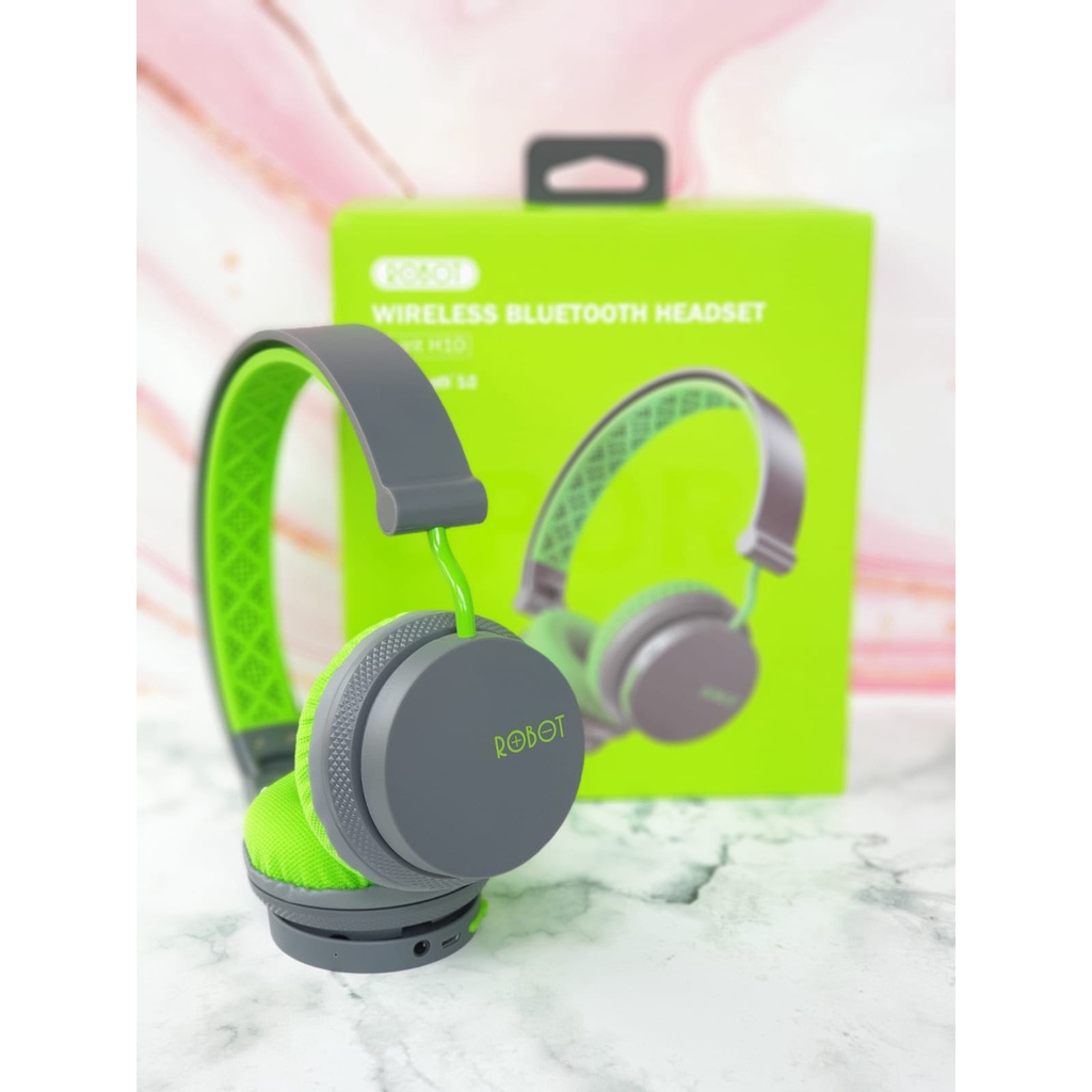 Jual Robot Headphone Spirit H10 Headset Bluetooth Wireless | Shopee ...