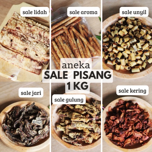 Jual Makanan Ringan Sale Pisang Kemasan 1kg | Shopee Indonesia