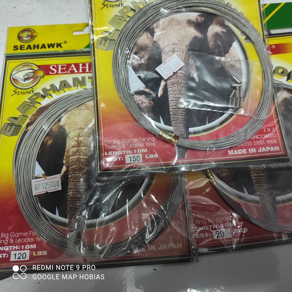 Jual Neklin Seahawk Elephant Power Ultra Soft Made In JAPAN 7x7 LB 25 ...