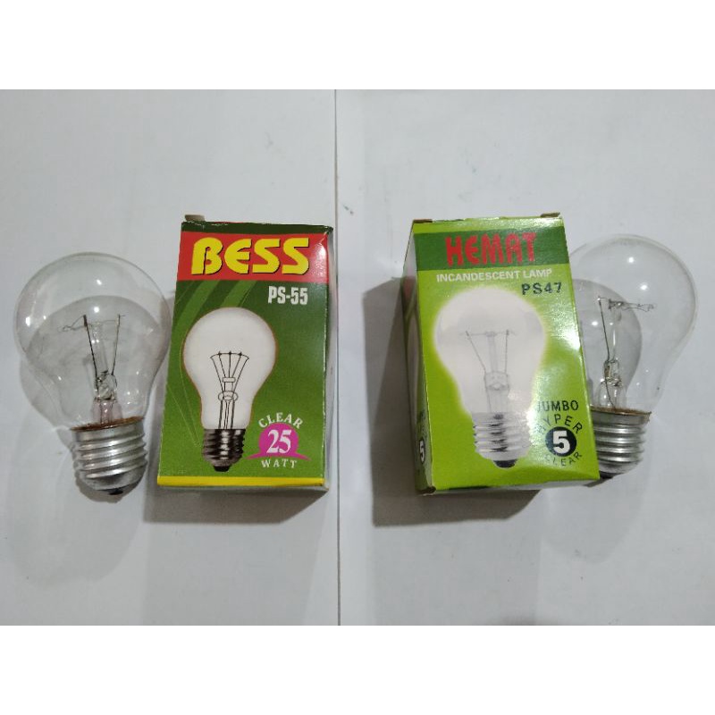 Jual Lampu bohlam pijar kuning 5watt&25watt | Shopee Indonesia