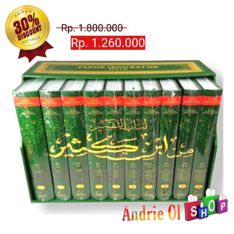 Jual Best Seller Tafsir Ibnu Katsir Set 10Jilid Lengkap Free | Pustaka Imam Syafii | Shopee ...