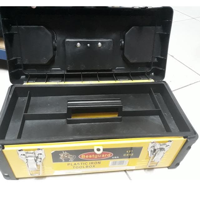 Jual BESTGUARD Tool Box 17 Inch Toolbox Besi Plastik Toolbag Bag BESAR ...