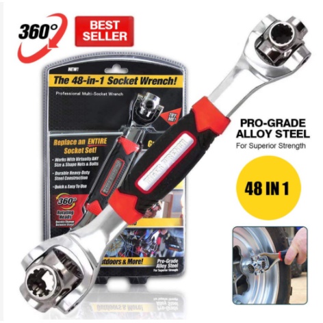 Jual Kunci Socket Wrench Multi Tool Putar Kunci 48 IN 1 Multifungsi ...