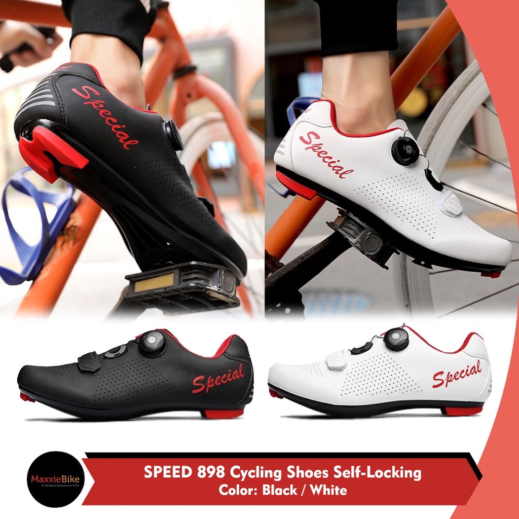 Jual SPEED Sepatu Sepeda Roadbike MTB Balap 898 Multi Cleat BOA with ...