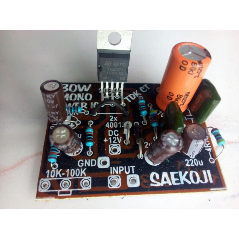 Jual Kit Amplifier TDA 2050 Non CT mono | Shopee Indonesia