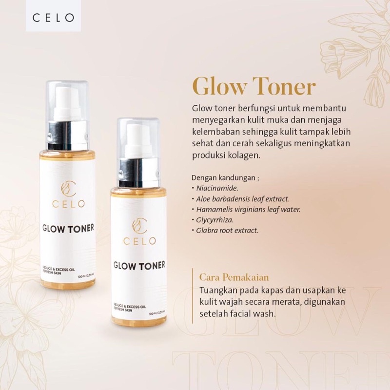 Jual Celo Glow Toner (100 ml) (BELI 1 GRATIS 1) - celo.beaute exp 30/09 ...