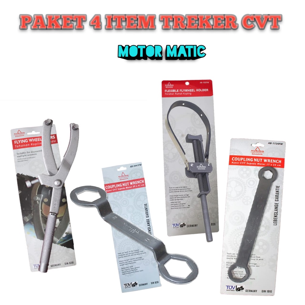 Jual PAKET KUNCI Treker Cvt / Tracker Cvt YUKIDO Original kunci tahanan kupling kopling matic ...