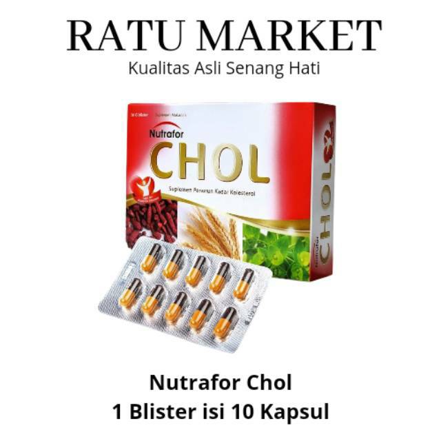Jual NUTRAFOR CHOL ISI 10 KAPSUL SUPLEMEN KESEHATAN | Shopee Indonesia