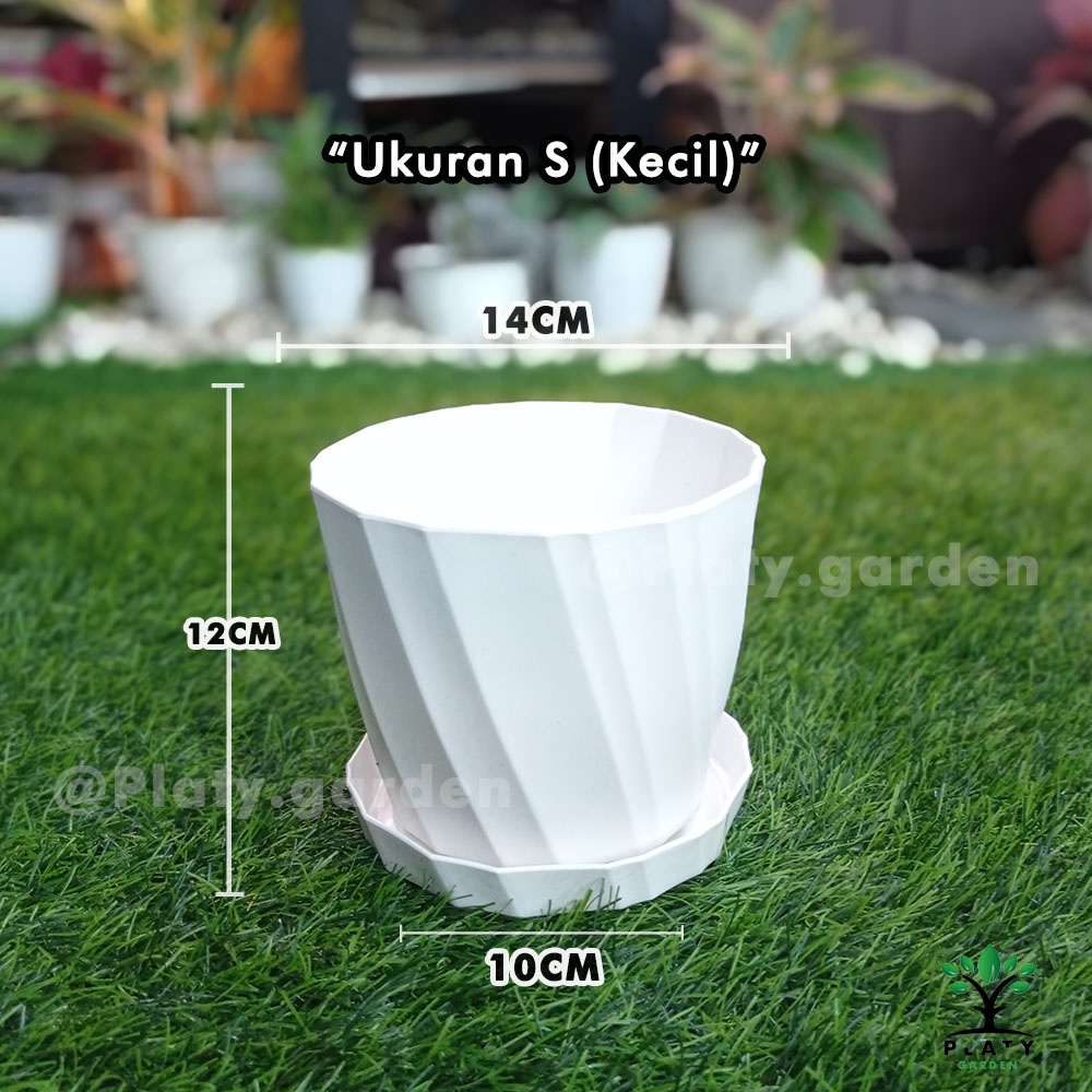 Jual Pot Gessler Twist Italian Design | Original Gessler | Pot Bunga ...