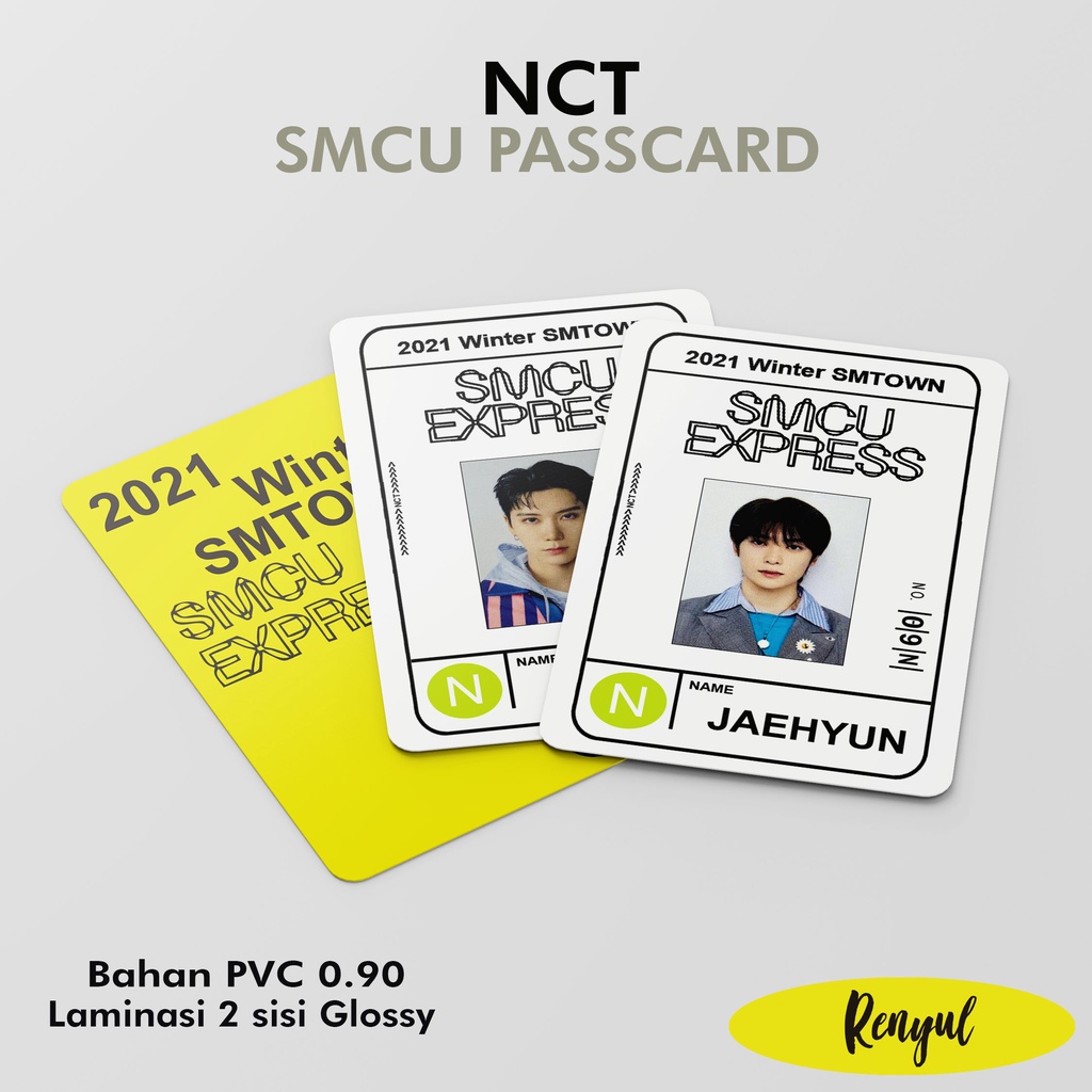 Jual [REPLIKA] NCT Pass Card SMCU Bahan PVC / Photocard | Shopee Indonesia