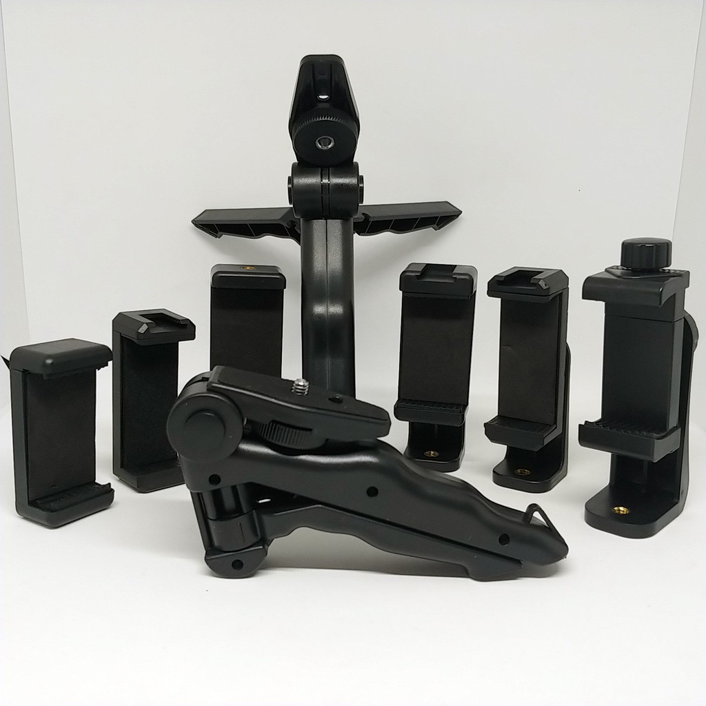 Jual Mini Tripod Plus Holder HP (Holder U / Holder U plus Cold Shoe ...