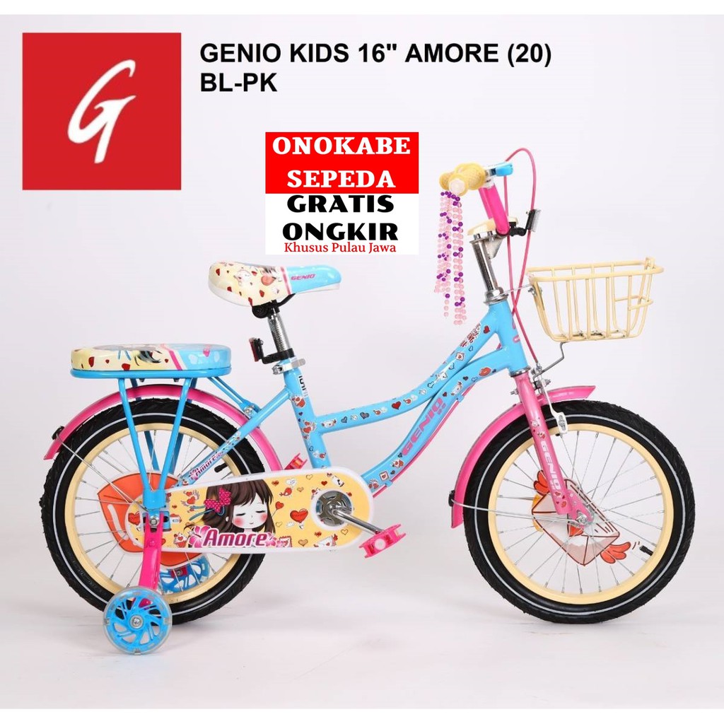 Jual SEPEDA MINI 16 GENIO AMORE | Shopee Indonesia