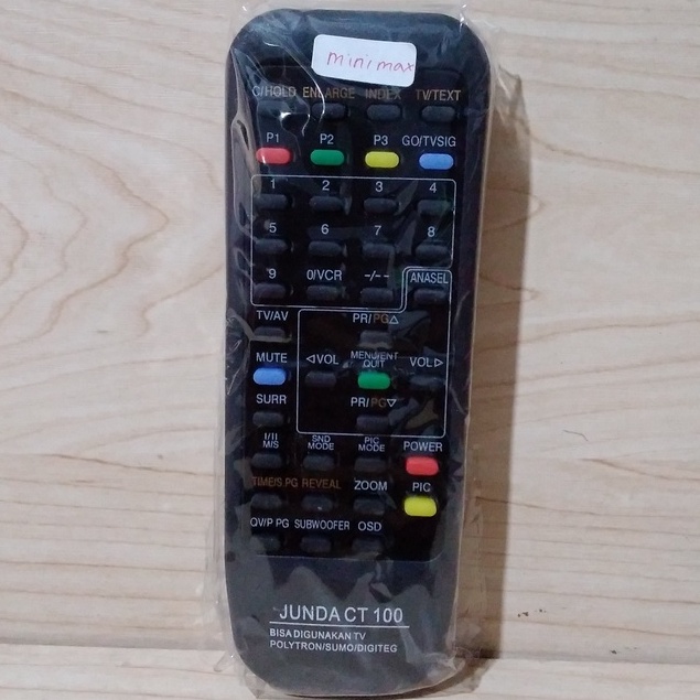 Jual Remote tv tabung Polytron minimax sumo digitec | Shopee Indonesia
