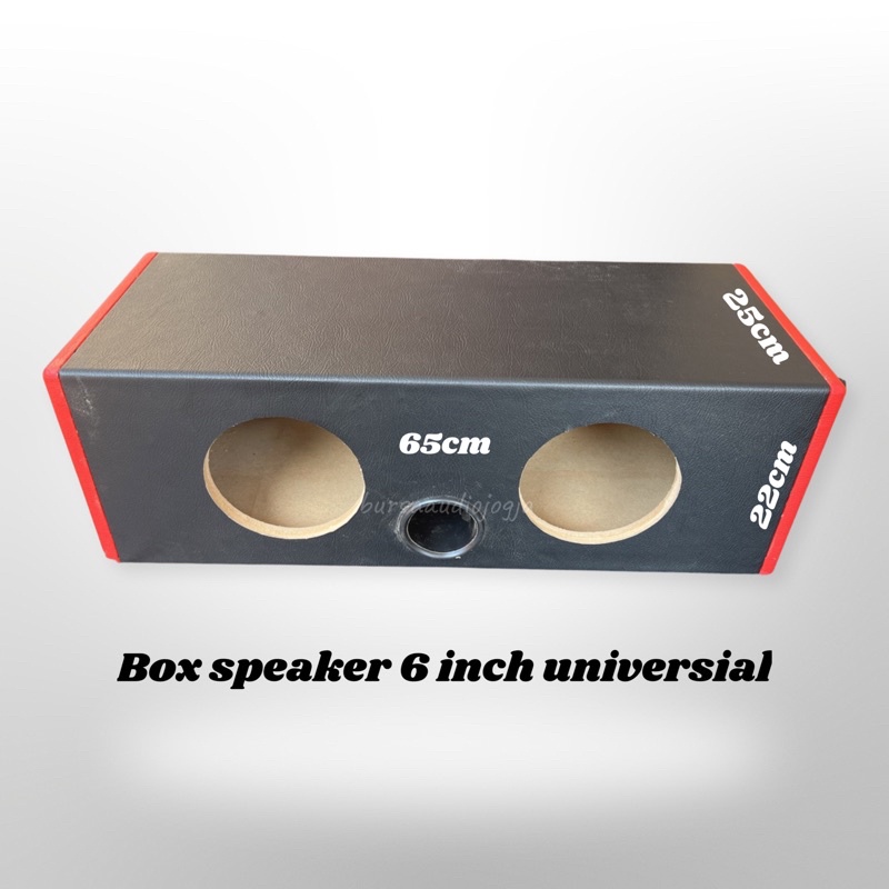 Jual Box speaker 6 inch double speaker universial | Shopee Indonesia