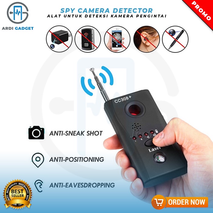 Jual Spy Camera Detector Alat Deteksi Kamera Cctv Anti Bug Cc308 Spy ...