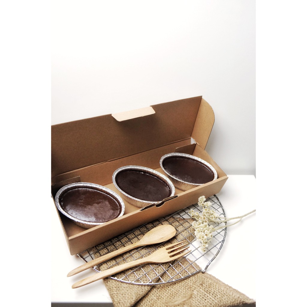Jual CHOCOLATE CHEESE CAKE BOX ( 3 CUPS ) / CHEESELAND | Shopee Indonesia