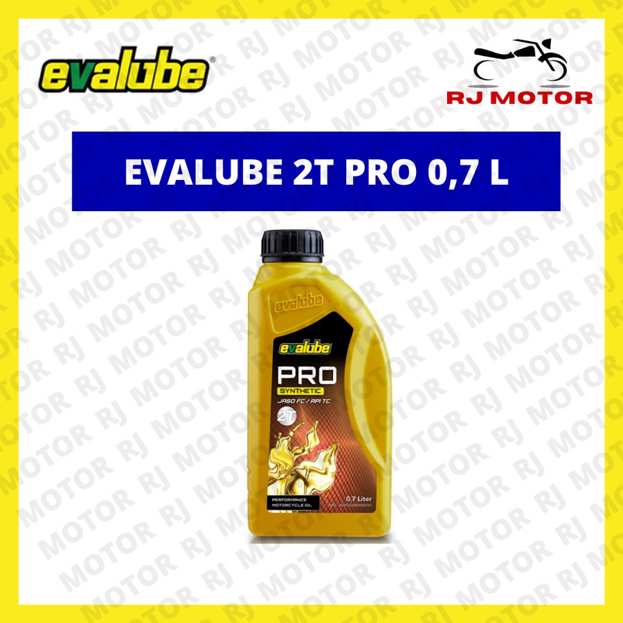 Jual OLI EVALUBE 2T PRO 0,7 LITER OLI MOTOR ASLI | Shopee Indonesia