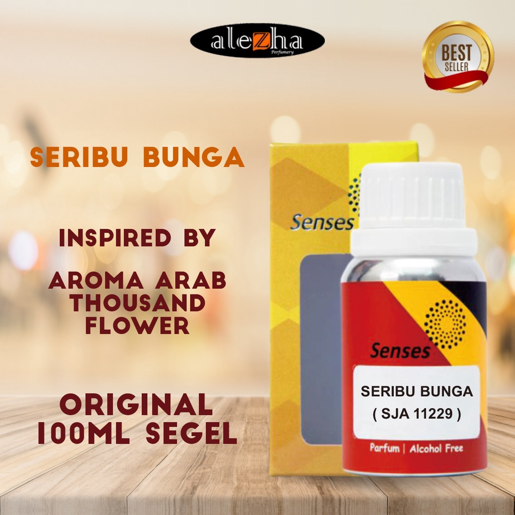 Jual Bibit Parfum Murni SERIBU BUNGA / SJA 11229 (SENSES) 100ml Kemasan ...