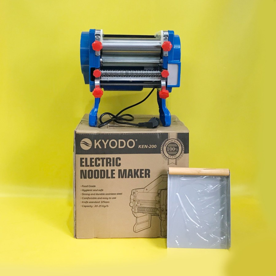 Jual KYODO KEN 200 Mesin Penggiling Cetak Mie Kulit Jalankote Pastel Listrik | Shopee Indonesia