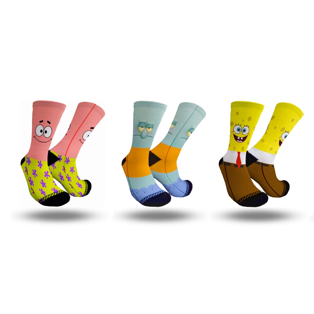 Jual THIS IS PEMO - Kaos Kaki Full Print Dewasa// SPONGEBOB Series ...