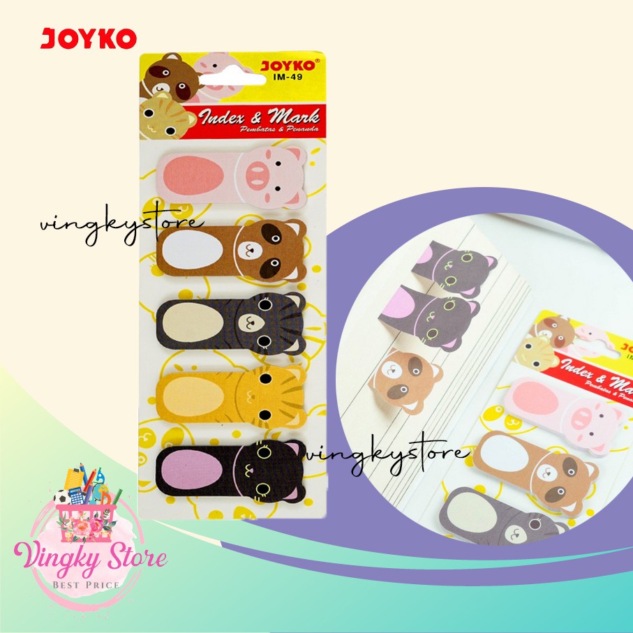 Jual Index Mark IM-49 Joyko / Penanda Pembatas (Kertas) | Shopee Indonesia