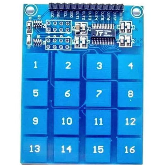 Jual Ttp229 I2C Keypad Numpad 4X4 Pcb Touch Sentuh Capacitive Module 16 ...