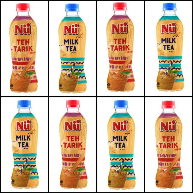 Jual Minuman Teh Segar NU Milk Tea , Teh Tarik Botol Pet 330ml Thai Tea ...