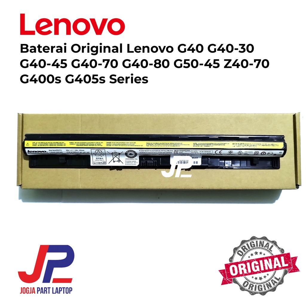 Jual Baterai Original Lenovo G40 G40-70 G40-50 G40-45 G40-30 G400s G410s G500s S410p S510p ...