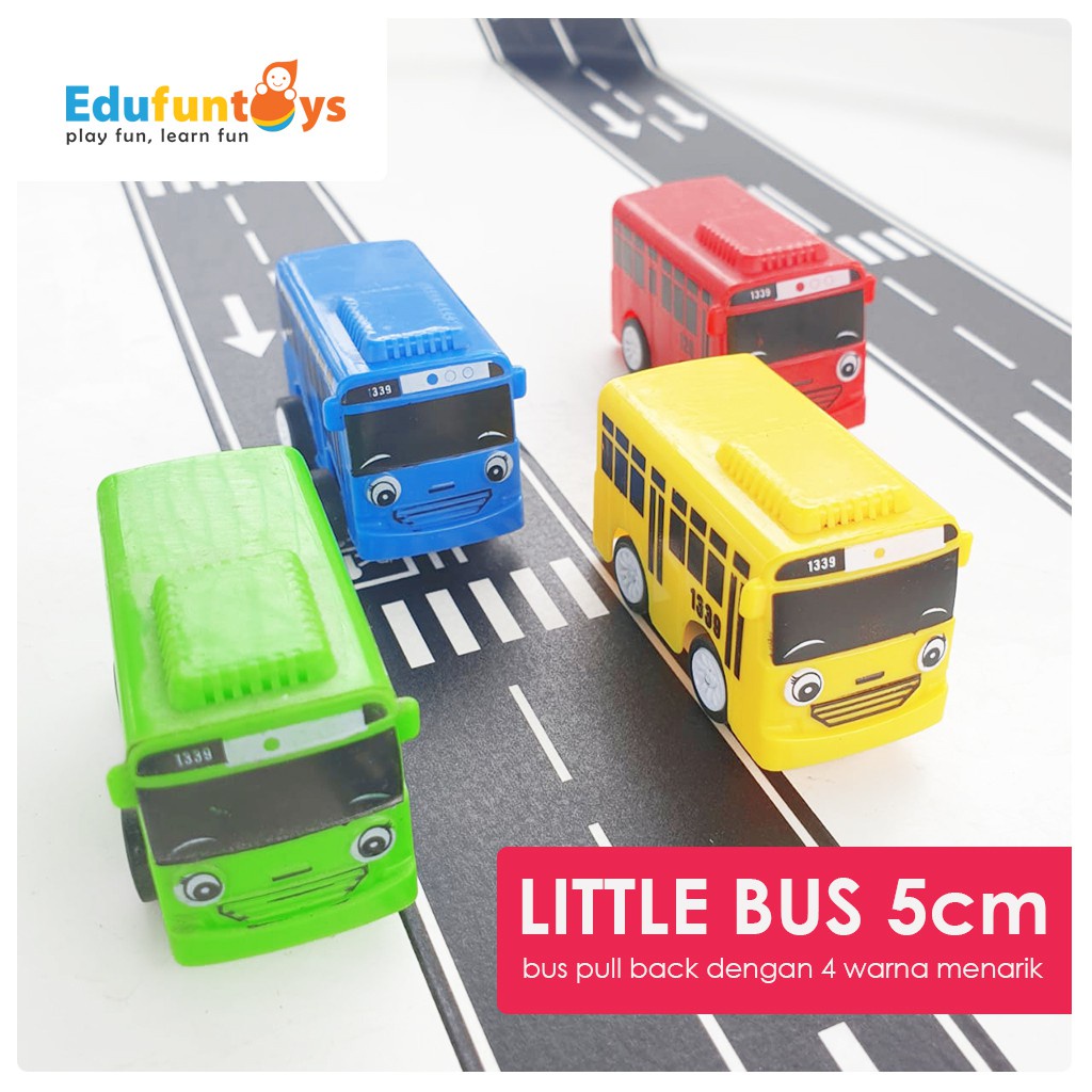 Jual Mainan TAYO BUS 5cm KECIL pullback ukuran kecil / mainan mobil ...