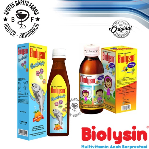 Jual Biolysin Sirup 60 ml / Biolysin Emulsion Jeruk 250 ml | Shopee ...