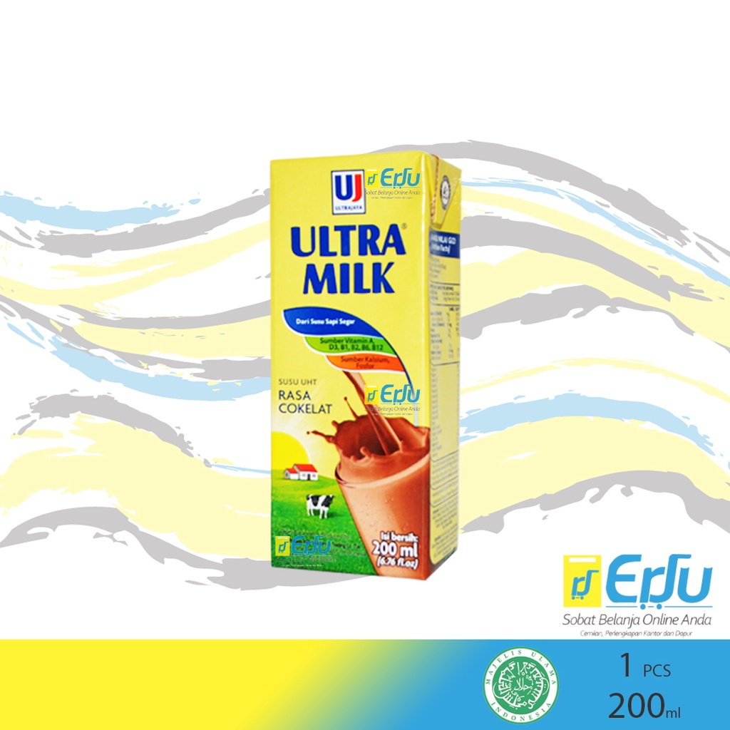 Jual ECER Susu UHT Ultra Milk Coklat Susu Rasa Cokelat Halal MUI ...