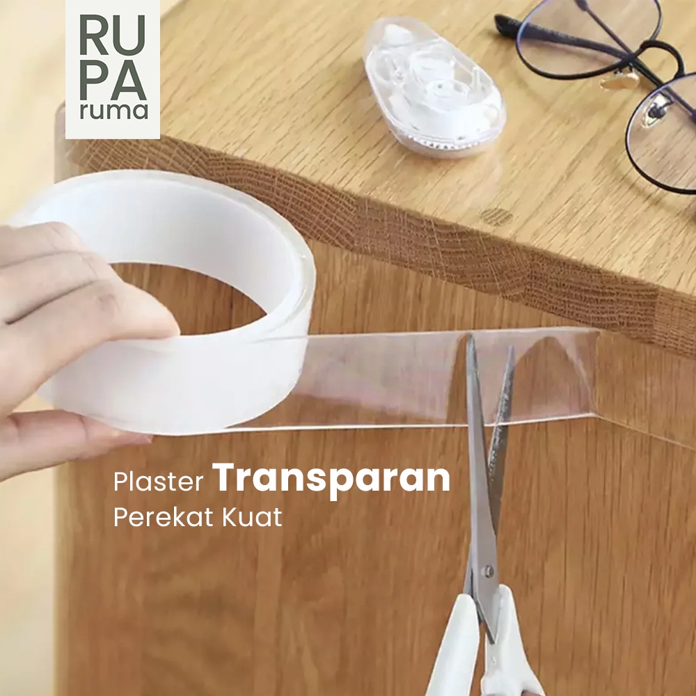 Jual Plaster Transparan Perekat Ke Dinding 3 cm x 1 M Tahan Air ...