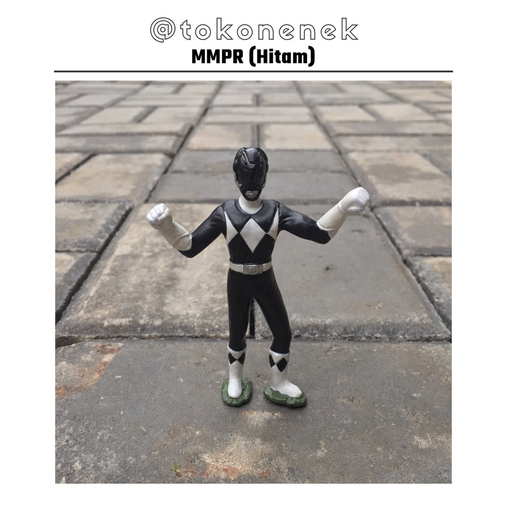 Jual Jual Figure Mighty Morphin Power Rangers Black / Hitam | Shopee ...