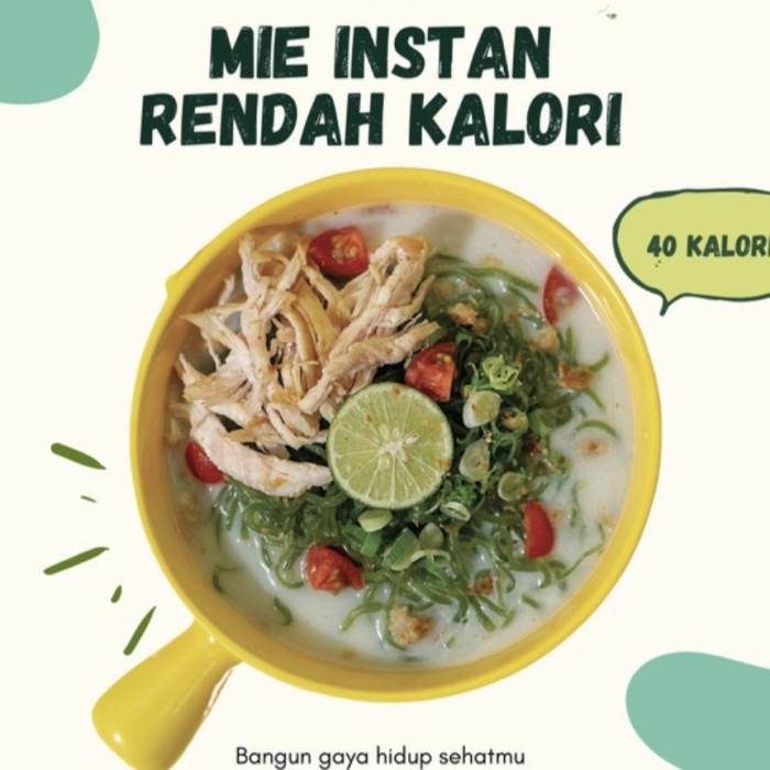 Jual ASHITAKI LOW CARB NOODLES 69GR MI REBUS SOTO HALAL SHIRATAKI ...