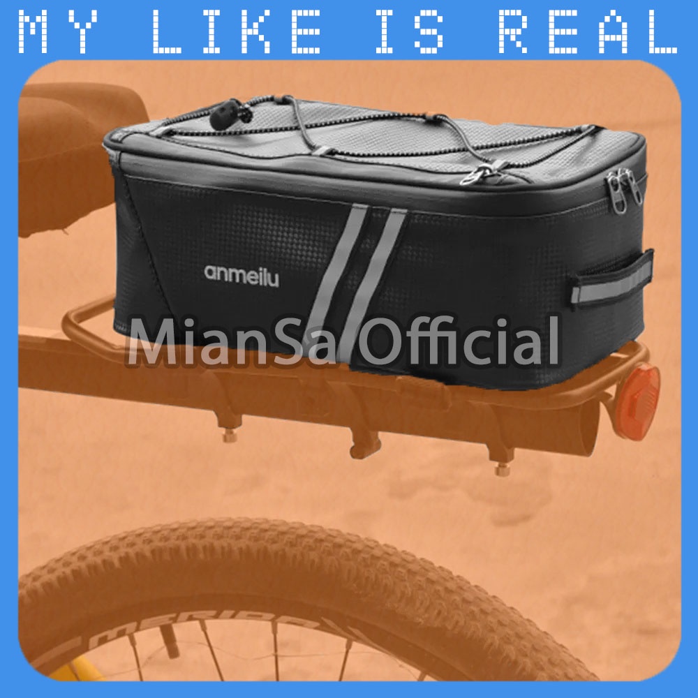 Jual MianSa Tas Sepeda Rak Boncengan Belakang Anmeilu Rainproof 7L 15L ...