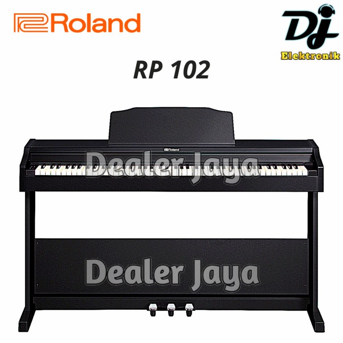 Jual Digital Piano Roland RP 102 / RP102 / RP-102 - 88 key | Shopee ...