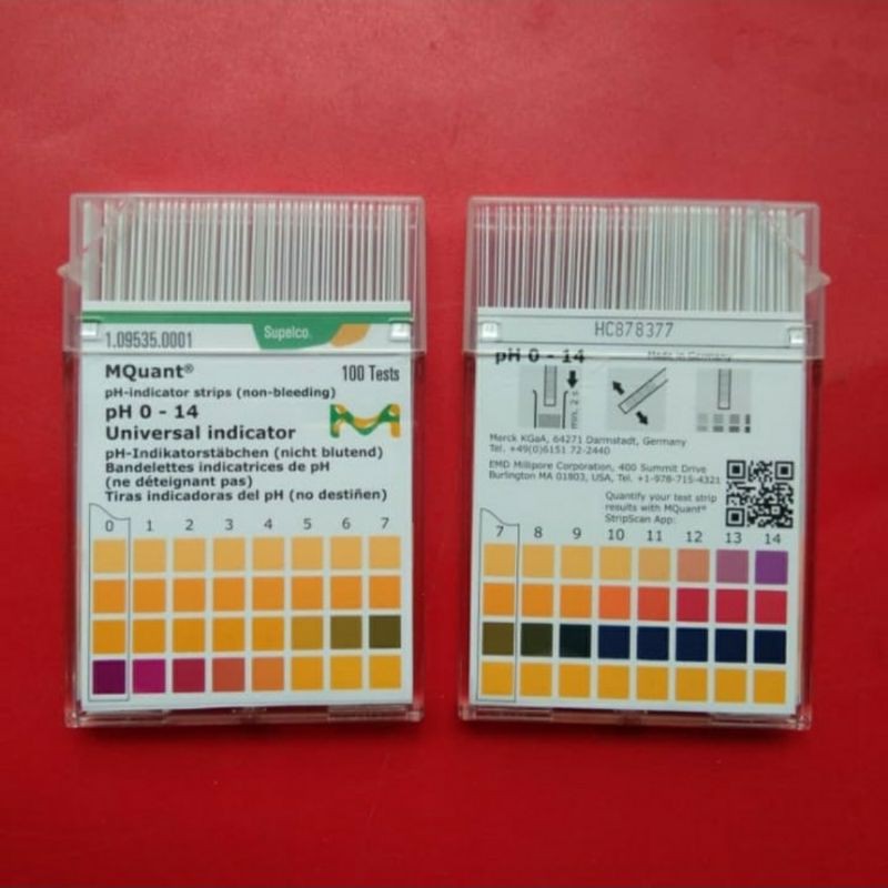 Jual Kertas ph MERCK - Merck Universal pH Paper - pH indikator | Shopee ...