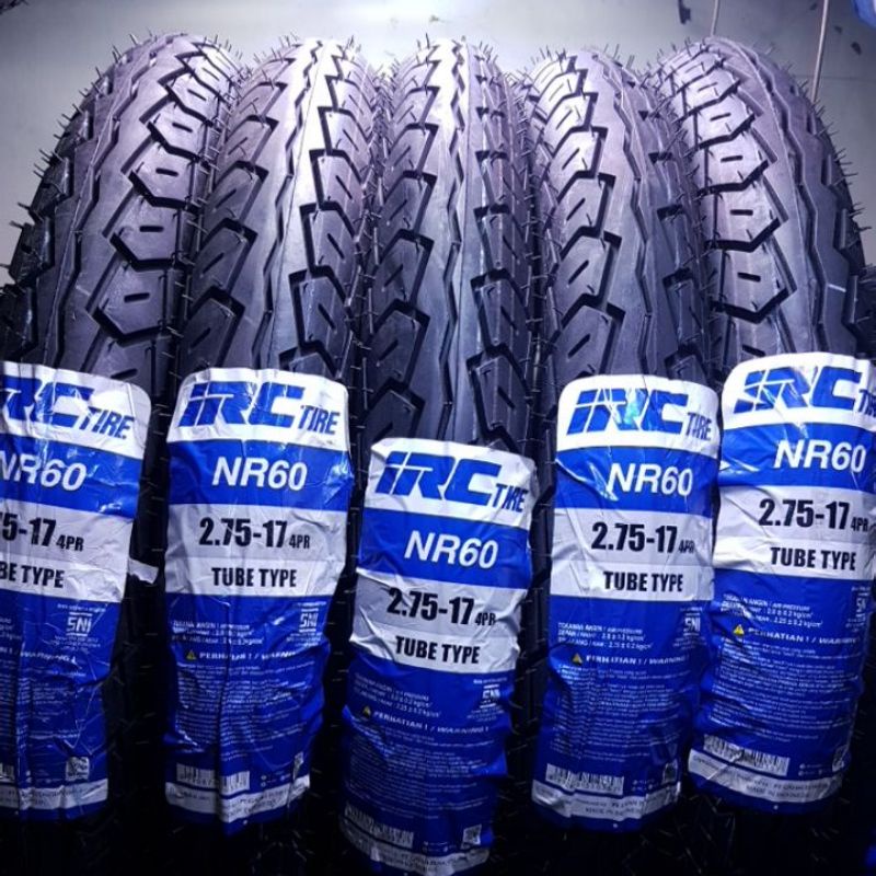 Jual BAN SUPRA X, KHARISMA, SUPRA 125 BELAKANG IRC 275-17 NR60 (NON TUBELES) | Shopee Indonesia