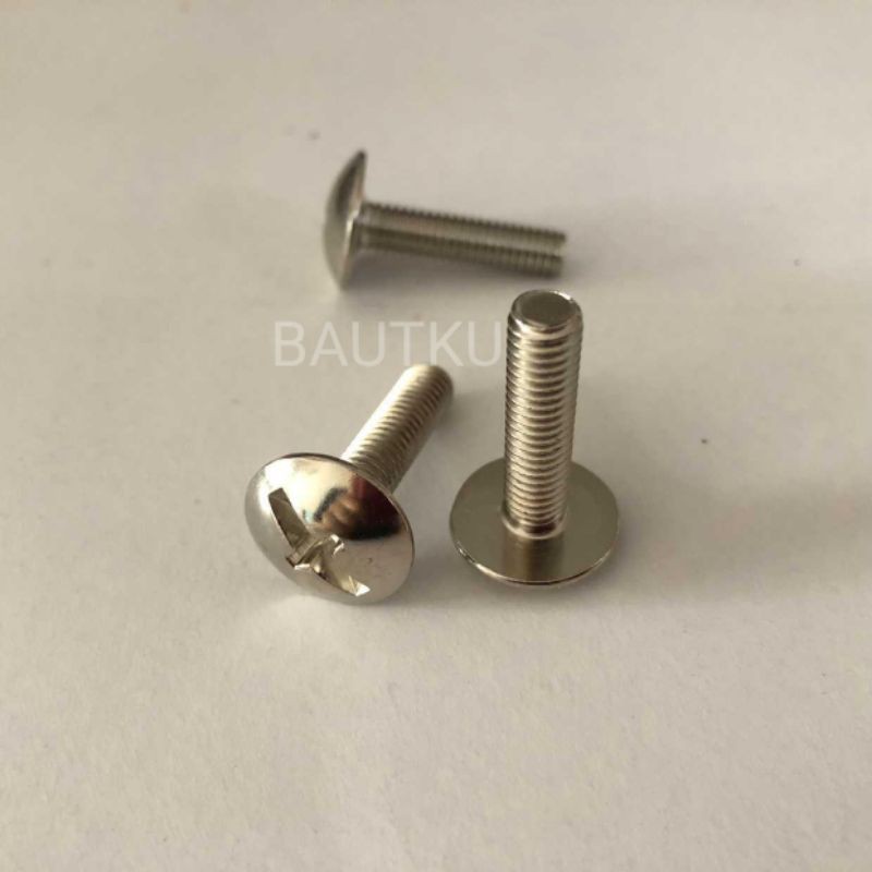 Jual Baut Body Nekel 6x25 paket 100pcs | Shopee Indonesia