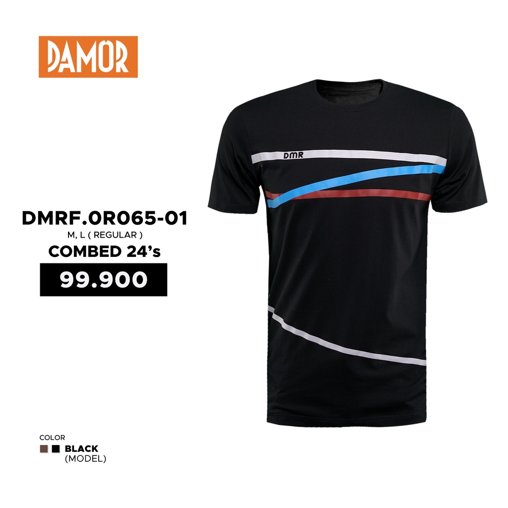 Jual Kaos Pria Damor Original - Dmrf.0r065-01 IFHE FASHION | Shopee Indonesia