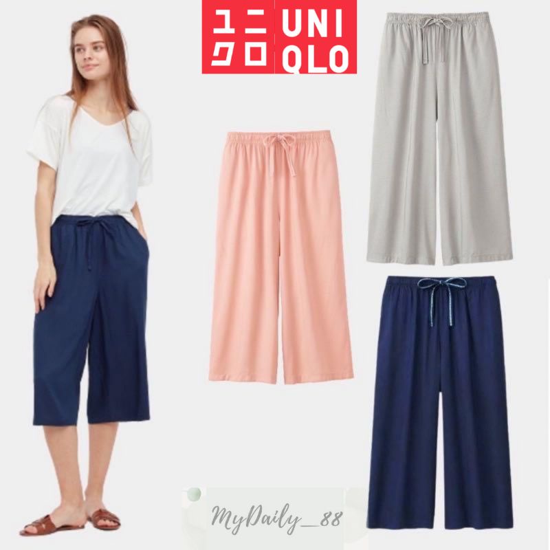 Jual UN*QLO KULOT 3/4 RELACO (label Tag UNIQLO) | Shopee Indonesia