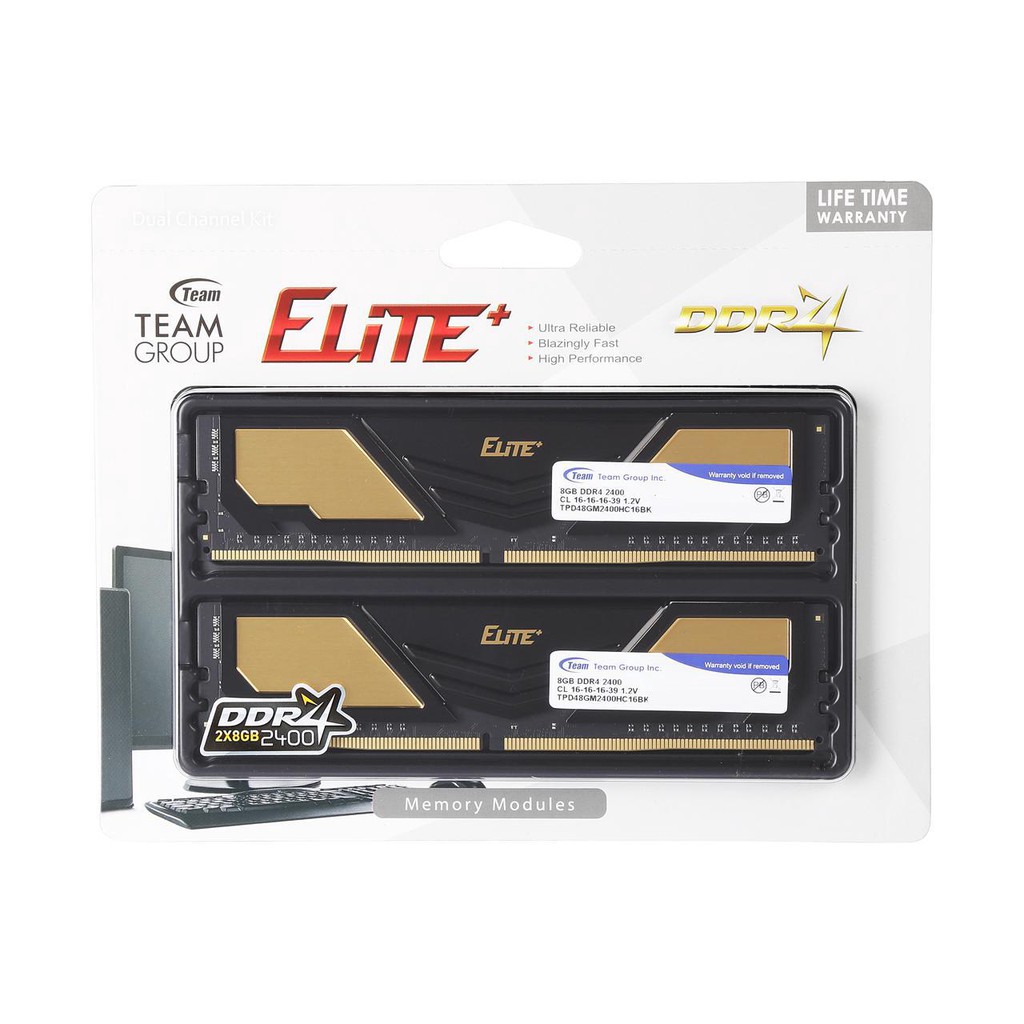 Jual RAM DDR4 8GB 4x2 team elite pc 2400 kit | Shopee Indonesia