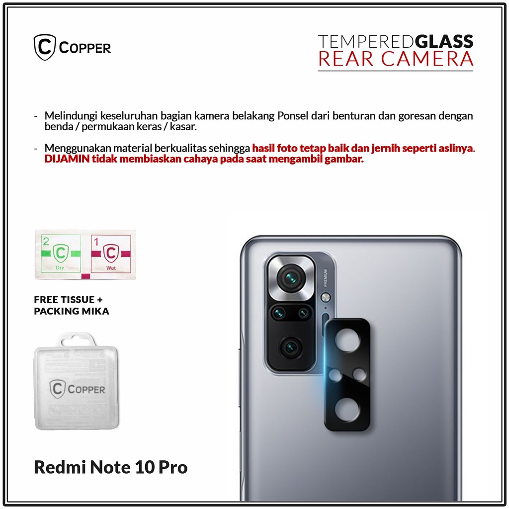 Jual Redmi Note 10 Pro - Copper Tempered Glass Kamera Full Black ...