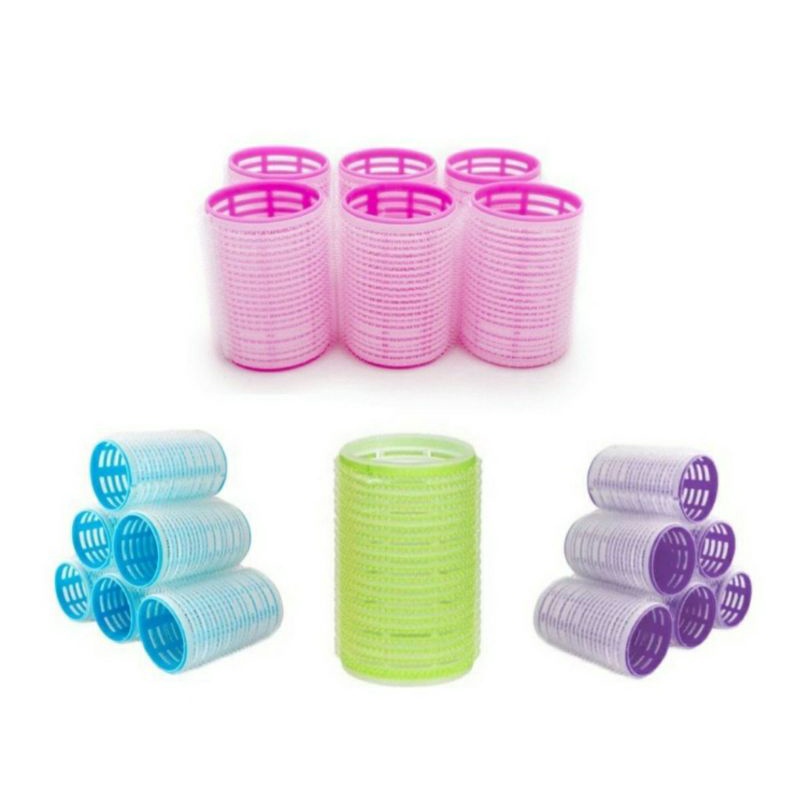 Jual Roll Rambut Tempel Ukuran 4.5cm / Roll Rambut Besar | Shopee Indonesia