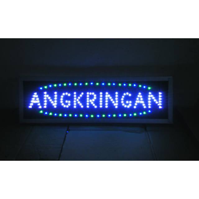 Jual Outdoor led sign / tulisan led outdor angkringan new kedip2 ...