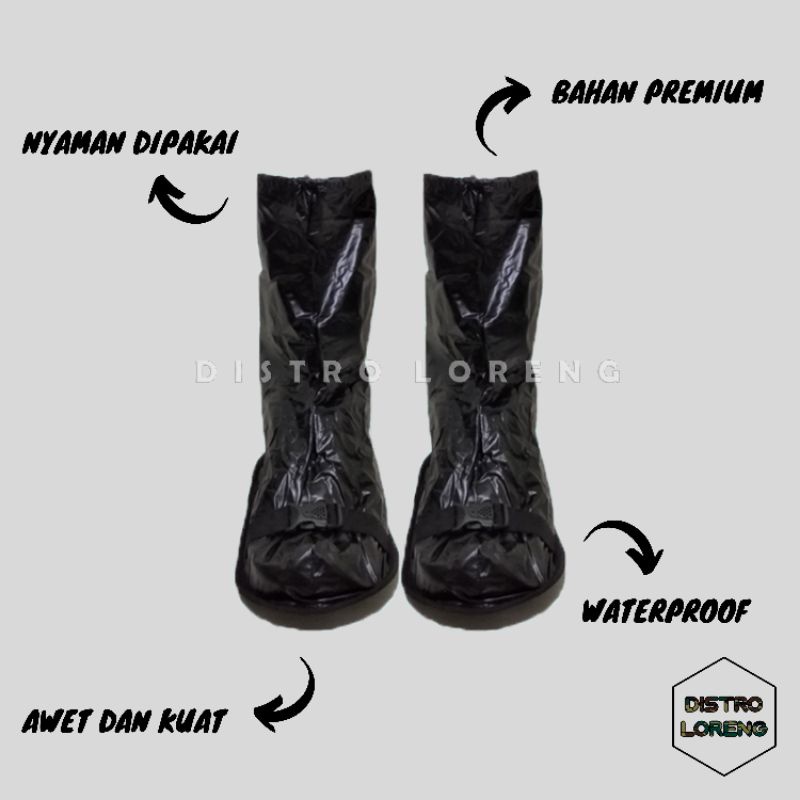 Jual Jas Hujan Sepatu Praktis Pria Wanita Bahan Premium | Shopee Indonesia
