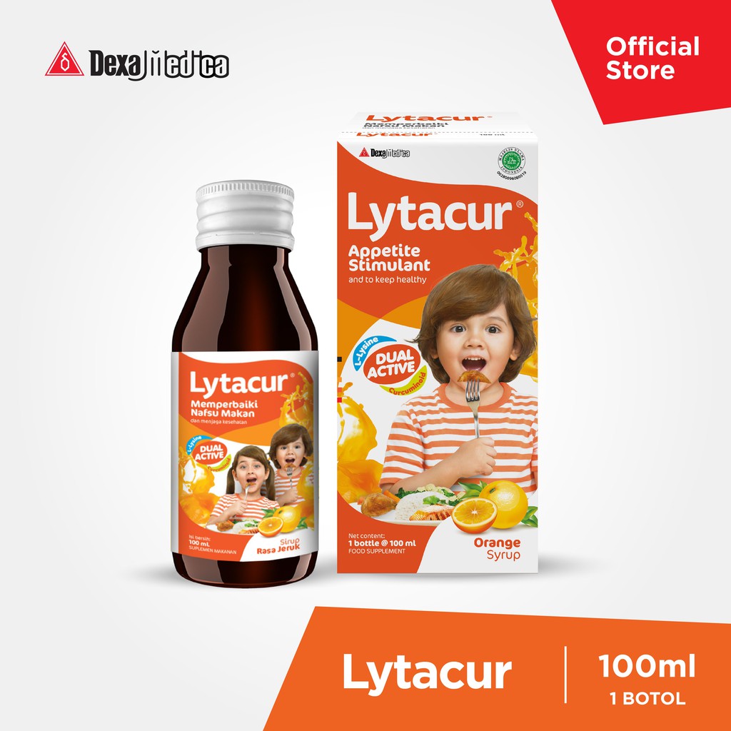 Jual Lytacur Sirup Suplemen Anak Rasa Jeruk 100 ml | Shopee Indonesia