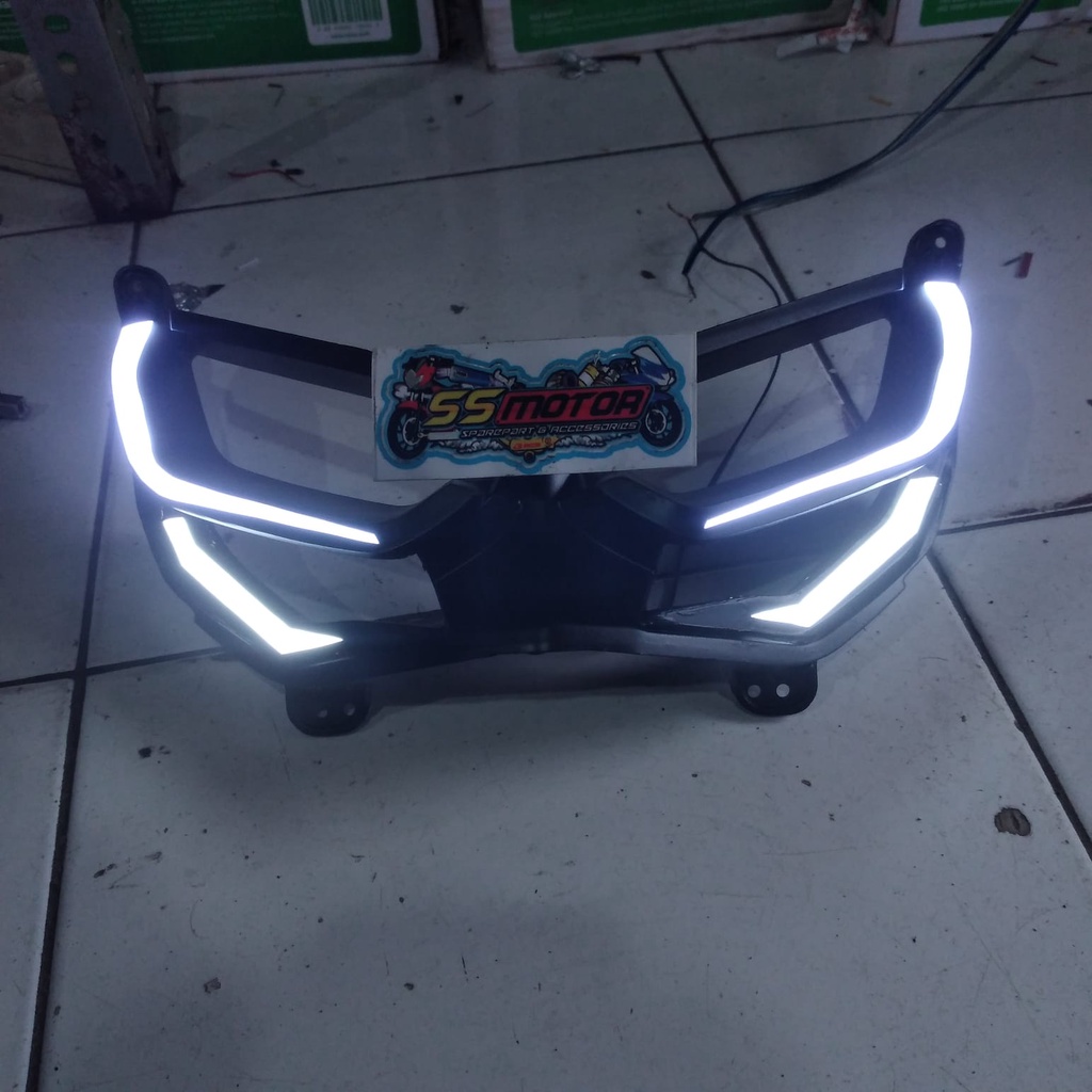 Jual FRAME ALIS CUSTOM LAZY LED AUDI YAMAHA ALL NEW NMAX 2020 2021 2022 ...