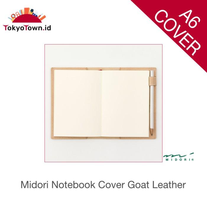 Jual Midori Notebook Goat Leather Cover A6 | Shopee Indonesia