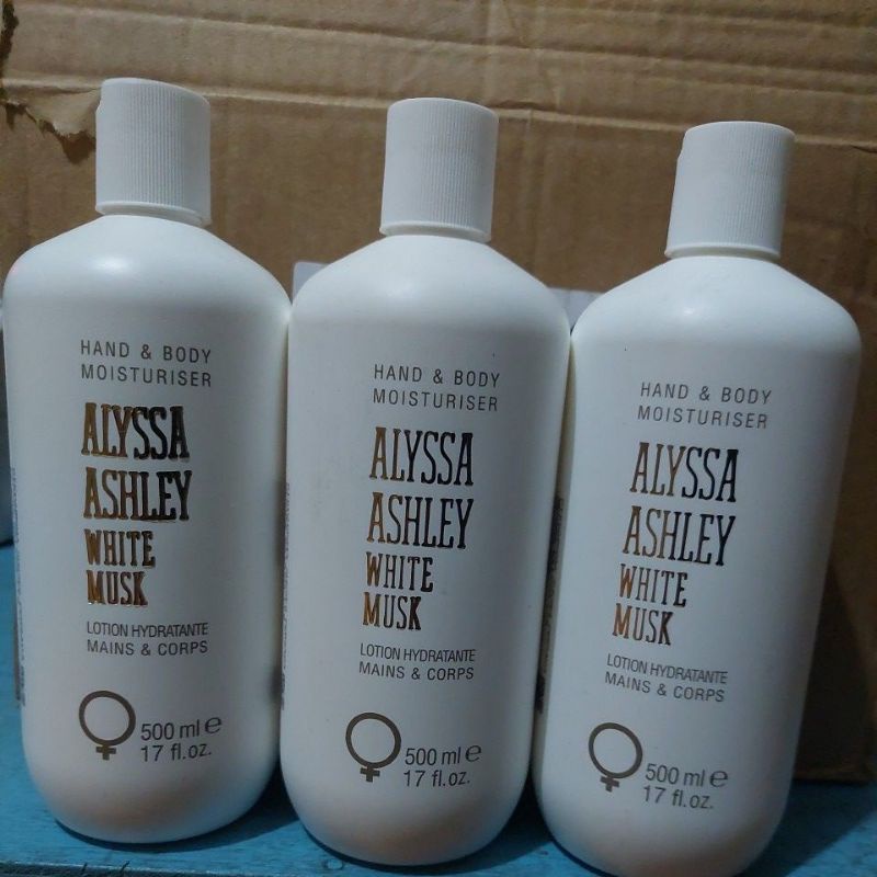 Jual hand body alyssa ashley white musk 500ml | Shopee Indonesia